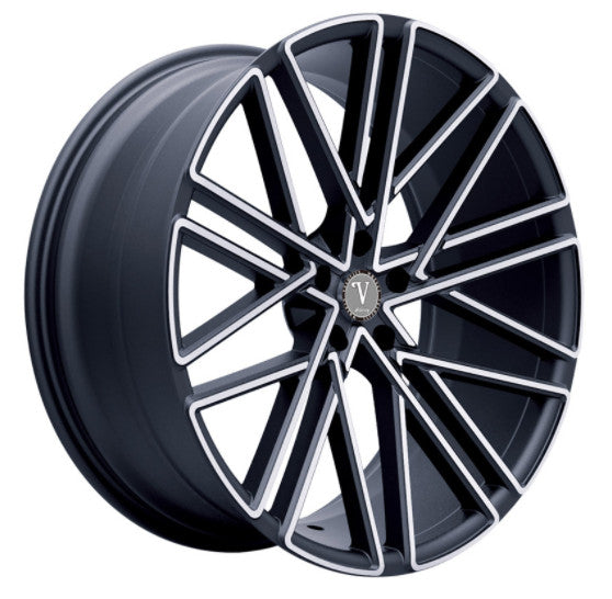 17" Velocity VW28 Wheels Black Machine | FREE Shipping! — M2 Motorsport Inc